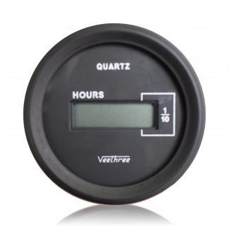 Hour meter 12-24V built-in 52mm digital