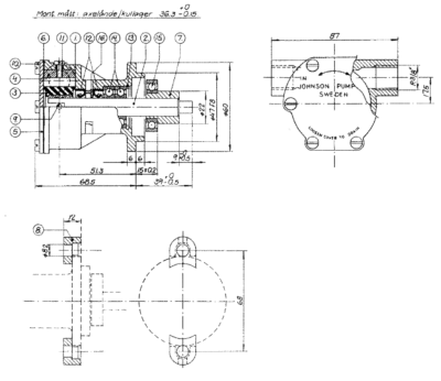 Impellerpomp Vetus M4.14 en M3.10 STM8050
