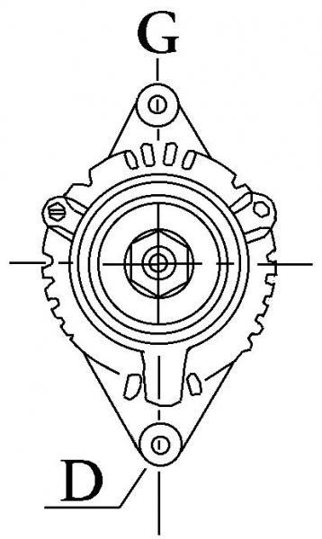 Dynamo 12v Iveco 85A