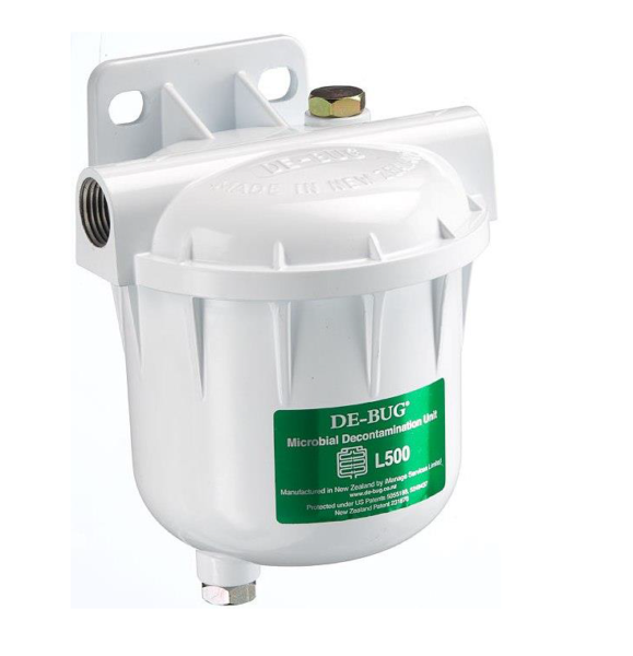DeBug magnetic filter to prevent diesel bacteria, 100-300 hp