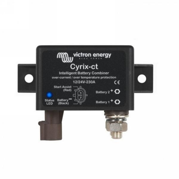 Split charge relay 12-24V 230A - Charge starter and household batteries ...