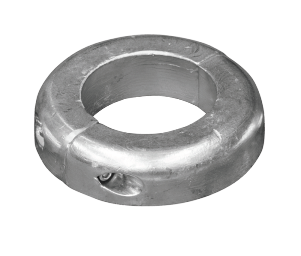 Medium type Shaft collar anode Ø 80mm, Zinc