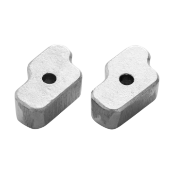 Flex-o-fold propeller prop side anodes Zinc