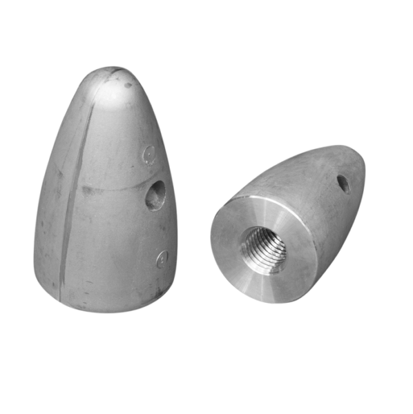 Volvo Penta type nut for fixed propeller Ø35-40 th.24X2 Zinc - AB ...