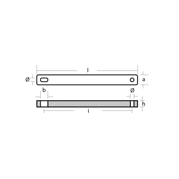Mercury Plate anode for 30-40HP Magnesium