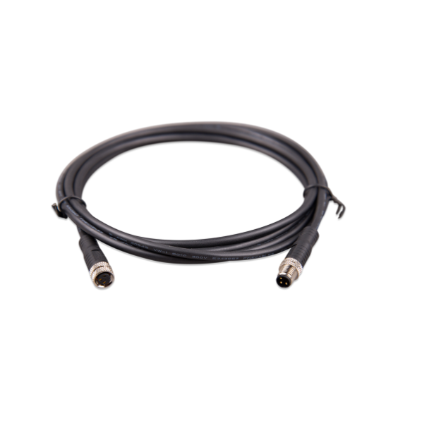 M8 circular connector Male/Female 3 pole cable 5m (bag of 2)