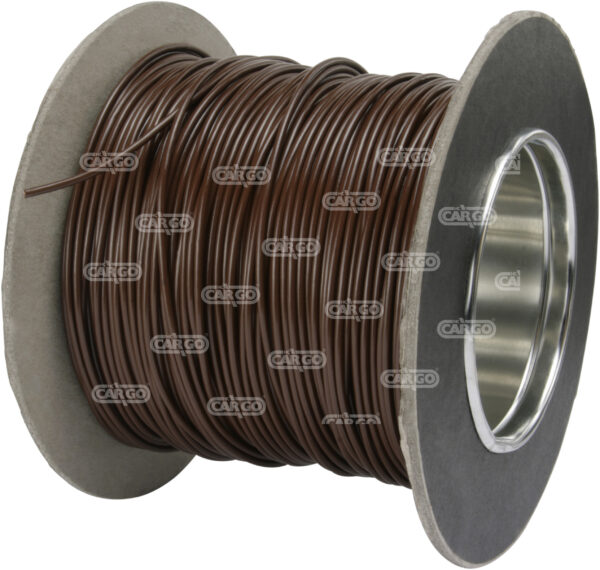 Draad Dunwandig 1 mm² bruin (per 100 meter) - AB Marine Service