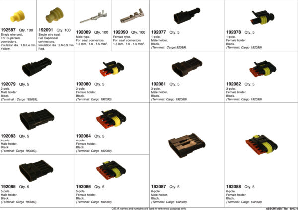 Super Seal Connectors Assortment