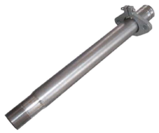 RVS schroefaskoker v. Ø30 mm. as L=600 - AB Marine Service