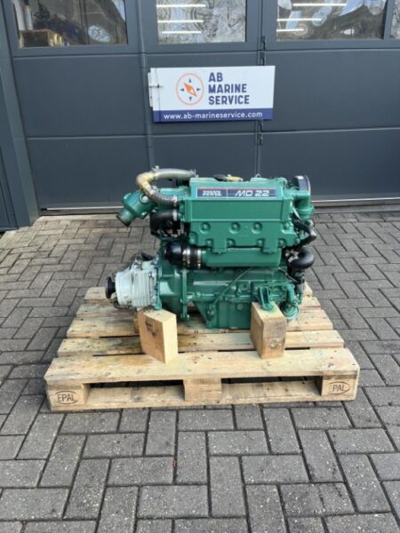 Volvo Penta MD22 50hp Marine Engine with Gearbox and Dashboard
