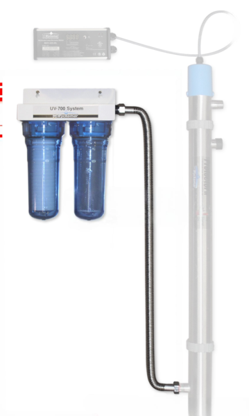 UV700 Filter housing set