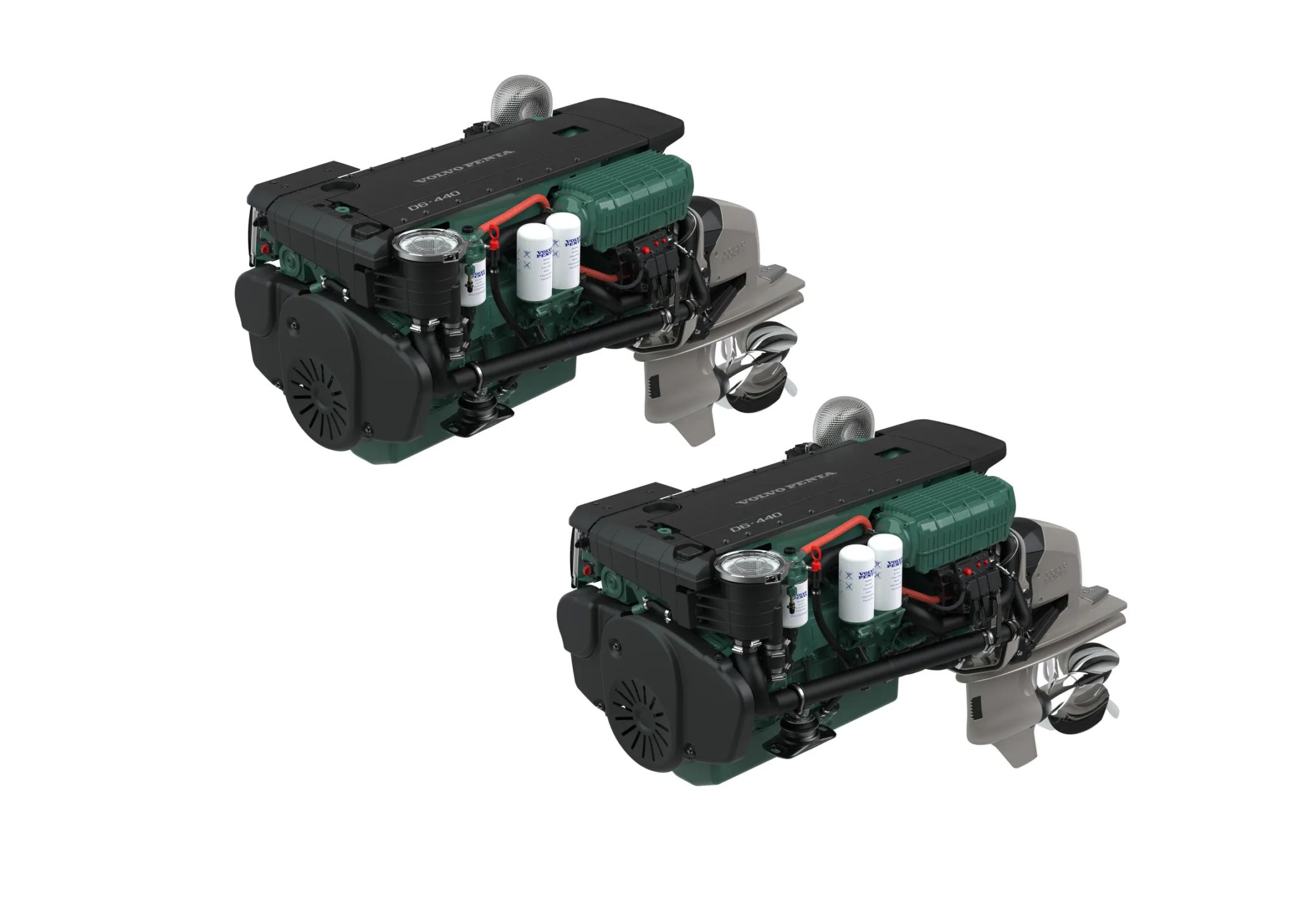 Volvo Penta D6-440 DPI (2x) Twin installation sterndrive