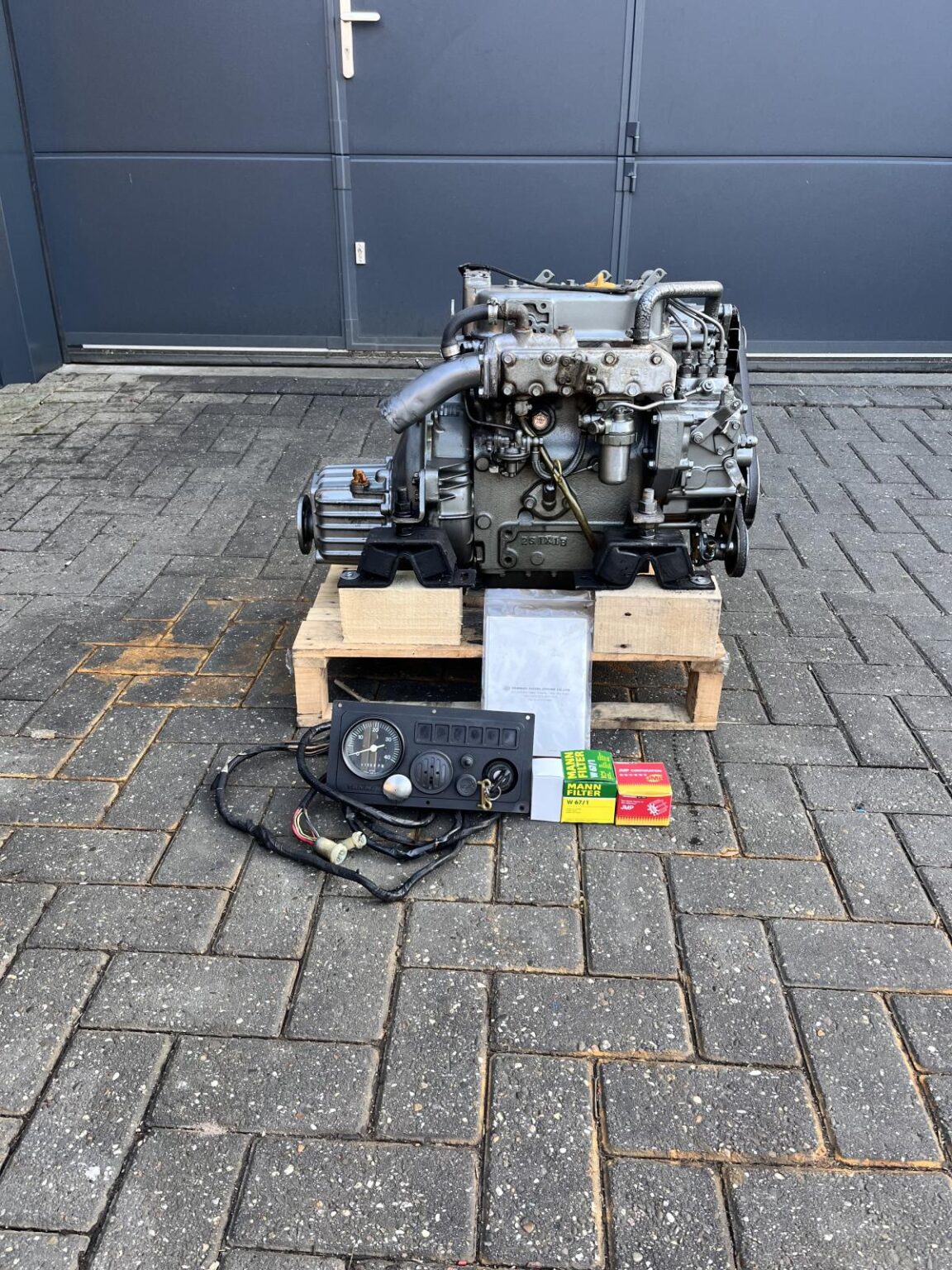 Yanmar 3GM30 27pk scheepsmotor compleet - AB Marine Service