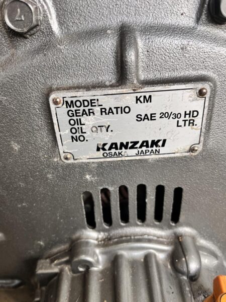 Yanmar 3JH25A 25HP marine engine complete with gearbox and dashboard