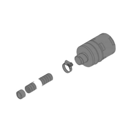 Webasto ruisfilter slang voor Air Top Evo, lengte 500mm - AB Marine Service