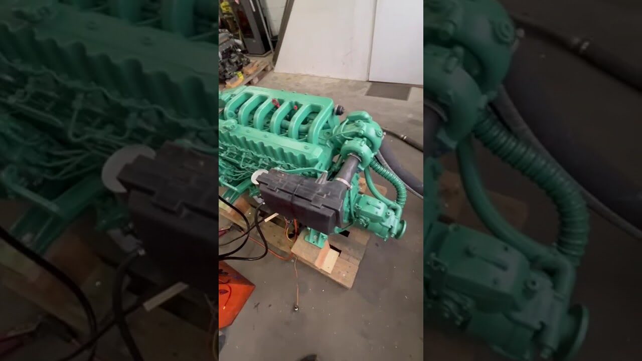 Volvo Penta TMD40 125pk scheepsmotor met MS3 keerkoppeling